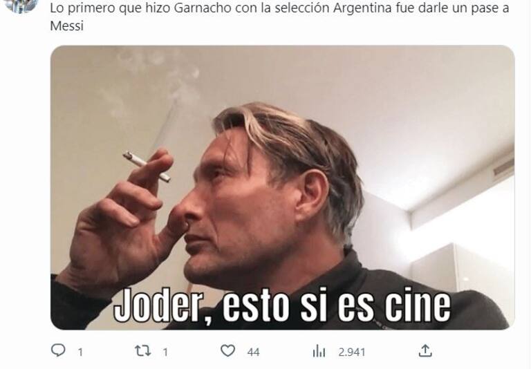 Los mejores memes por el debut de Alejandro Garnacho en la selección ... Los mejores memes por el debut de Alejandro Garnacho en la selección ...